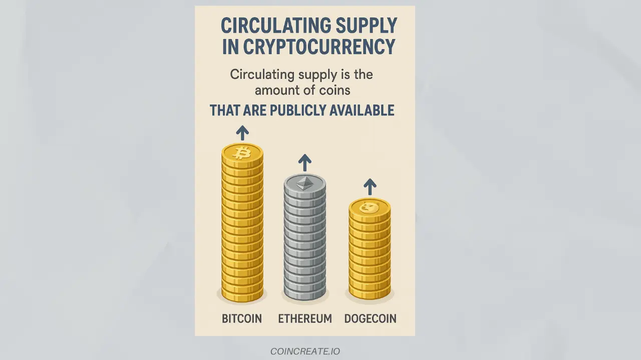 Circulating Supply in Crypto Explained with Examples & Tools